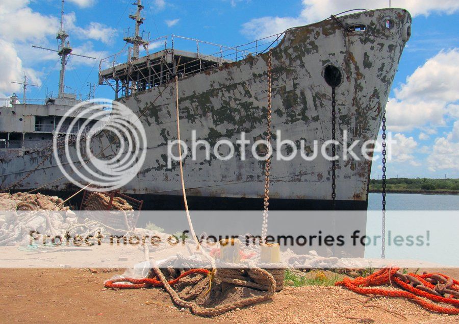 The end of the line for the "USS Taluga (AO-62)"