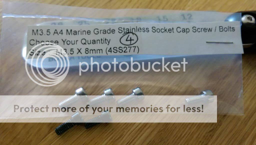 Optilock ring screws - M3.5 x 7.5mm ??? | The Stalking Directory